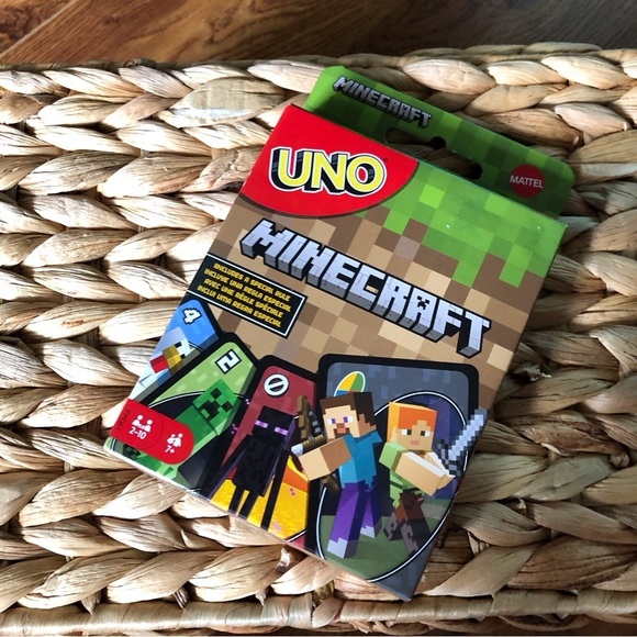Mattel | Games | Uno Minecraft Theme Card Game | Poshmark